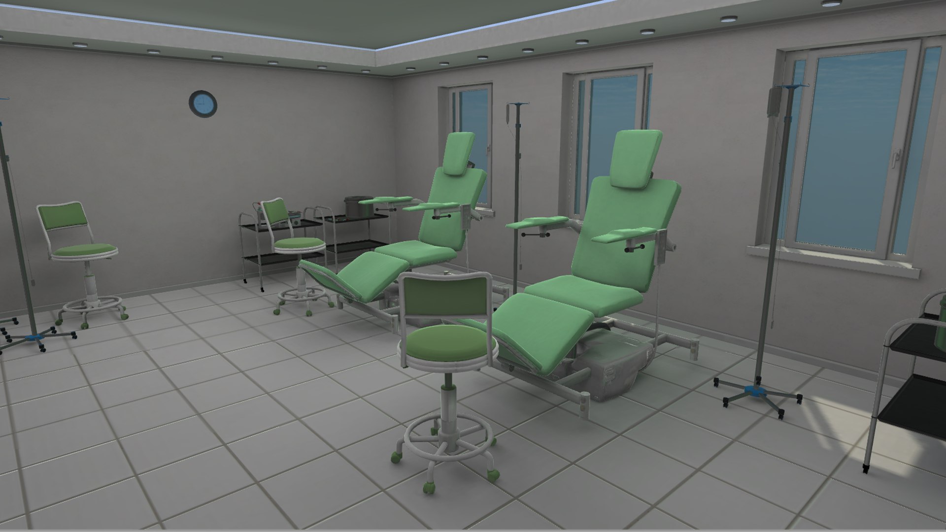Vr Blood Transfusion Hospital Room 3D Model - TurboSquid 1415744