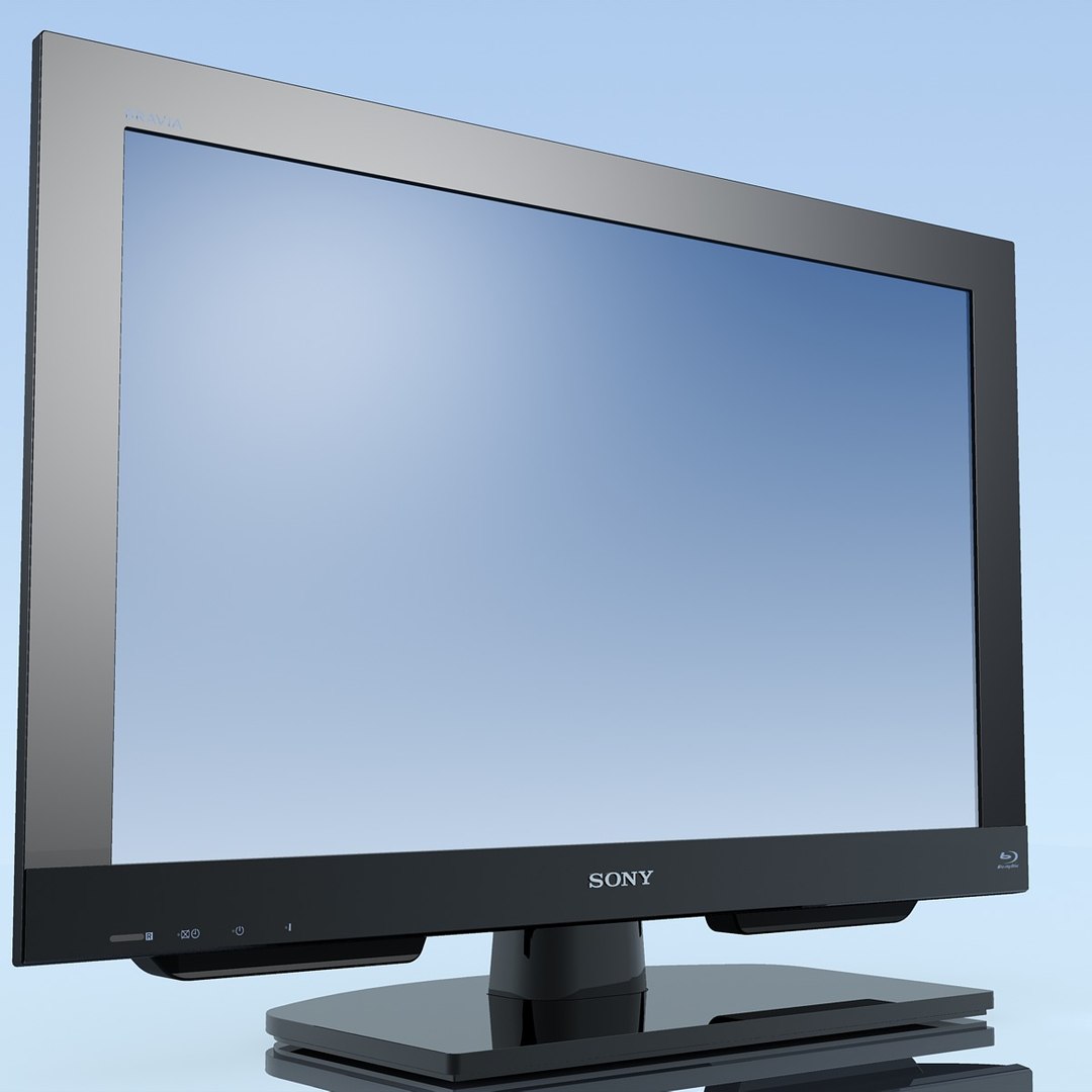 3d Model Of Tv Sony Bravia Kdl-40ex402r