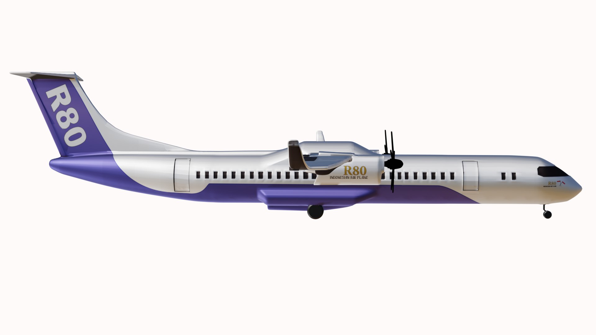 3D Model R80 Aircraft - TurboSquid 1480156