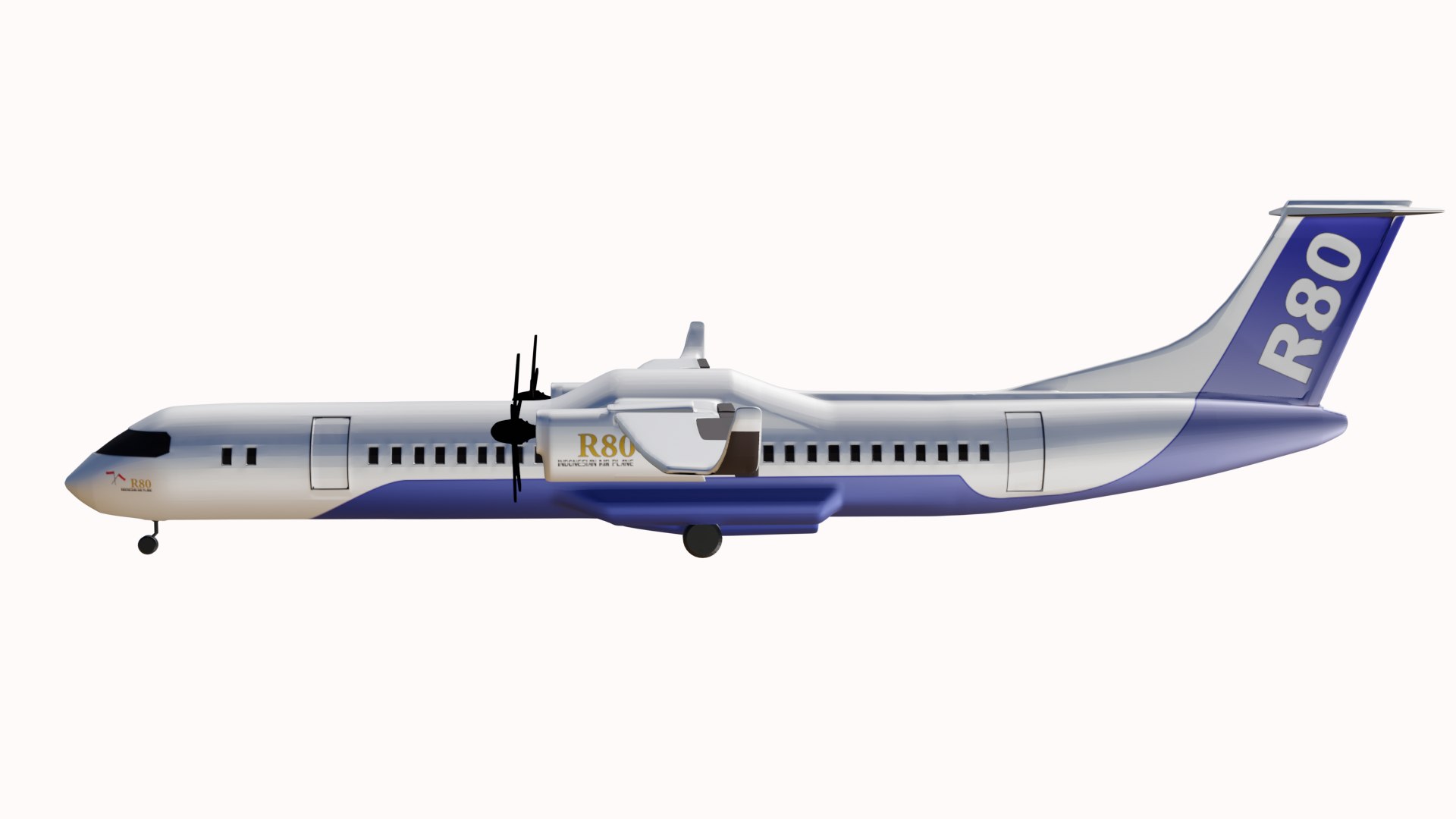 3D Model R80 Aircraft - TurboSquid 1480156