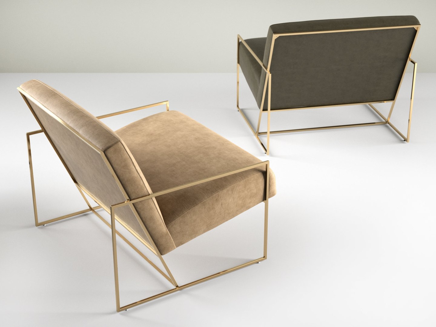 Frame Lounge Chair 3D Model - TurboSquid 1172657