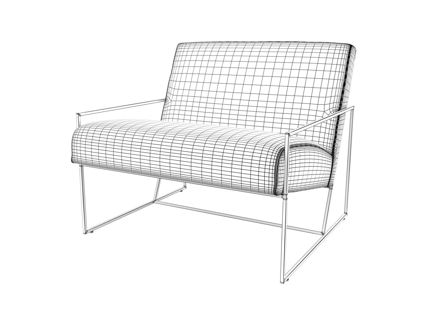 Frame Lounge Chair 3D Model - TurboSquid 1172657