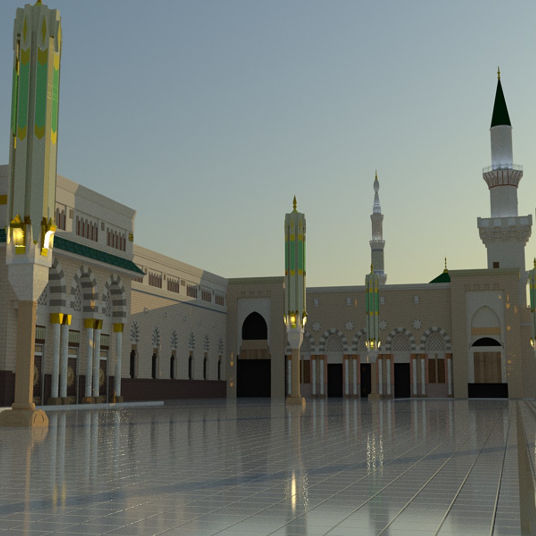 3d 3ds Masjid S