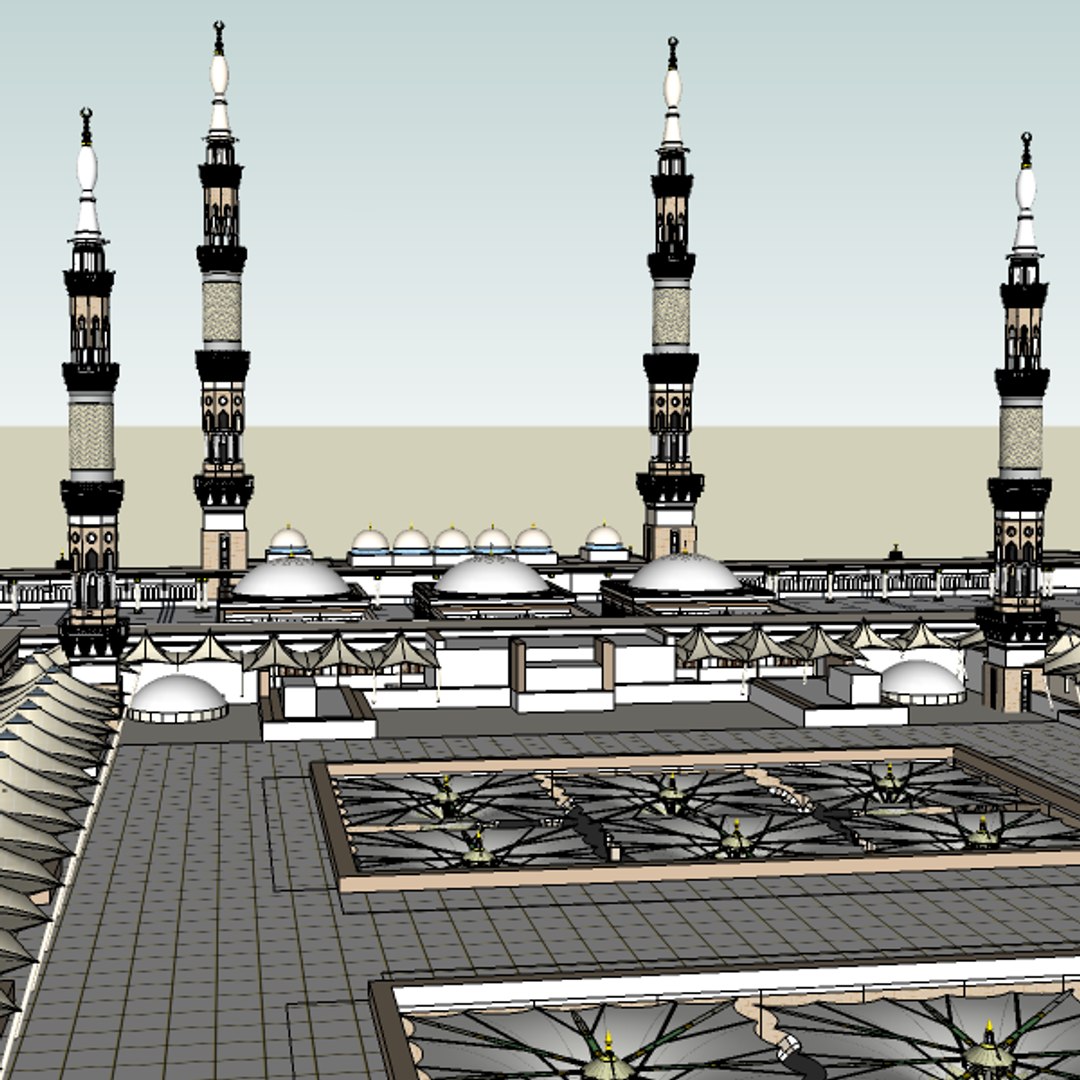3d 3ds Masjid S
