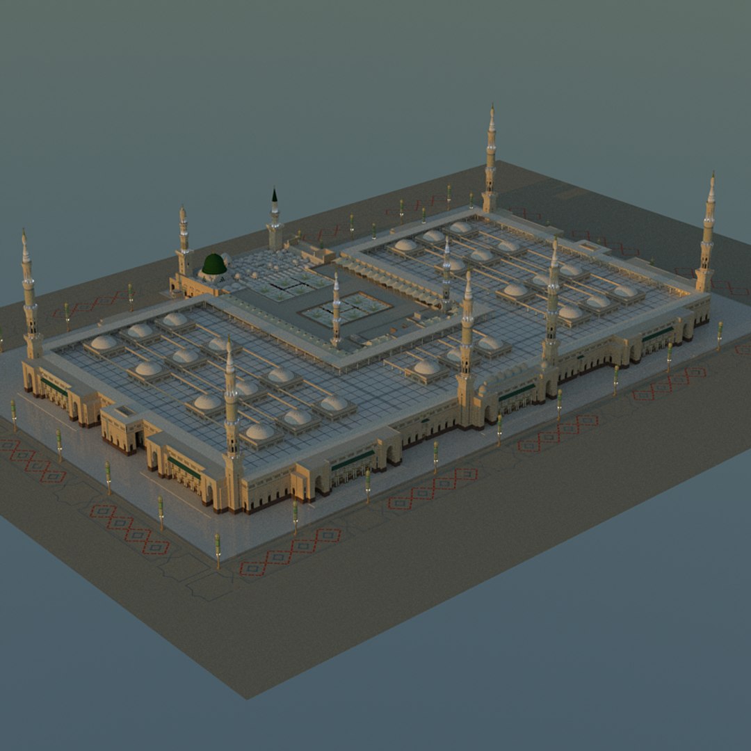 3d 3ds Masjid S