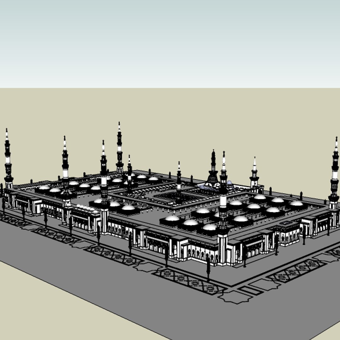 3d 3ds Masjid S