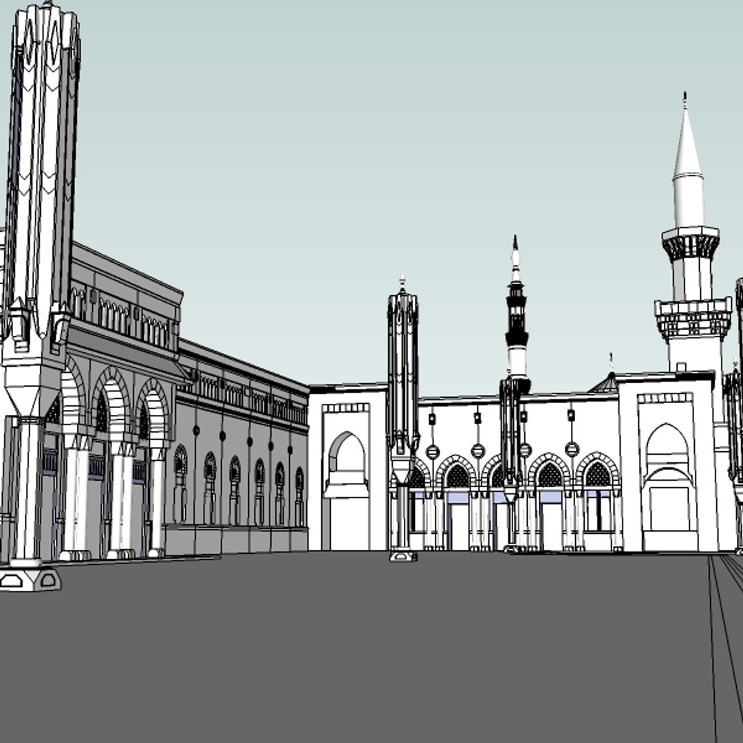 3d 3ds Masjid S
