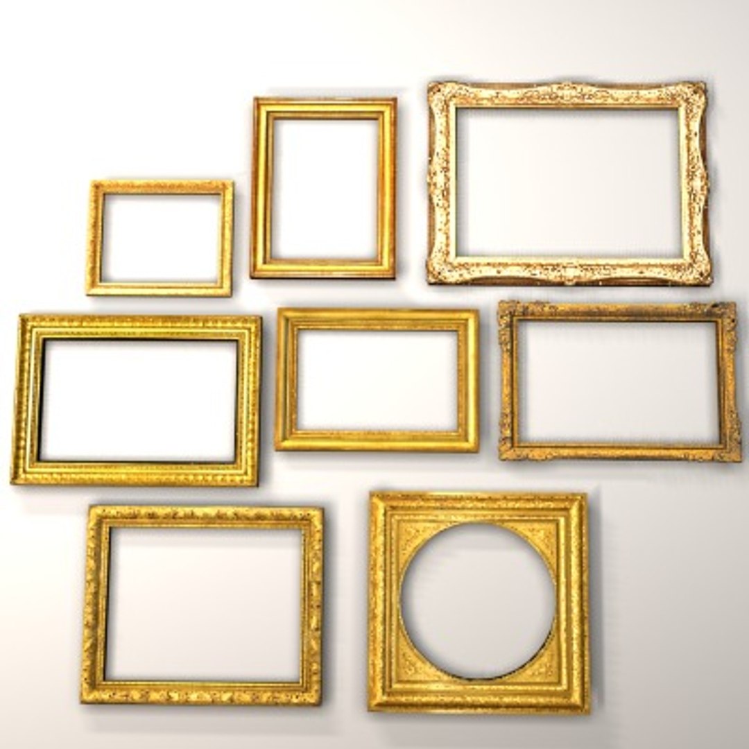Classical Frames 3d Model