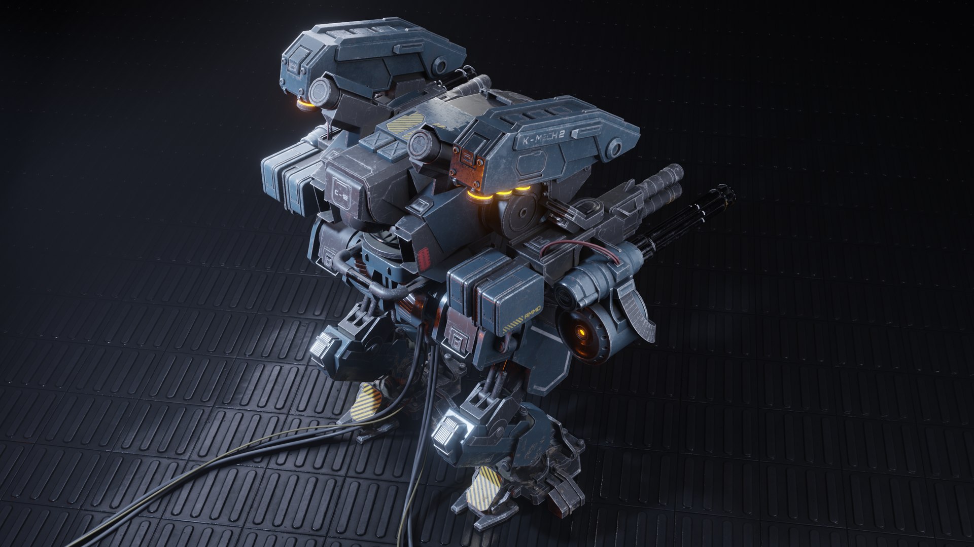 War Mech 3D Model - TurboSquid 2397017
