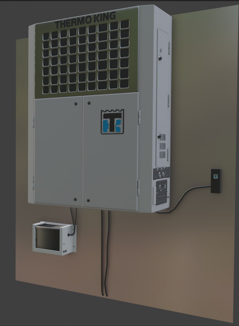 3D Thermoking Sentry Reefer Unit Model - TurboSquid 1480445