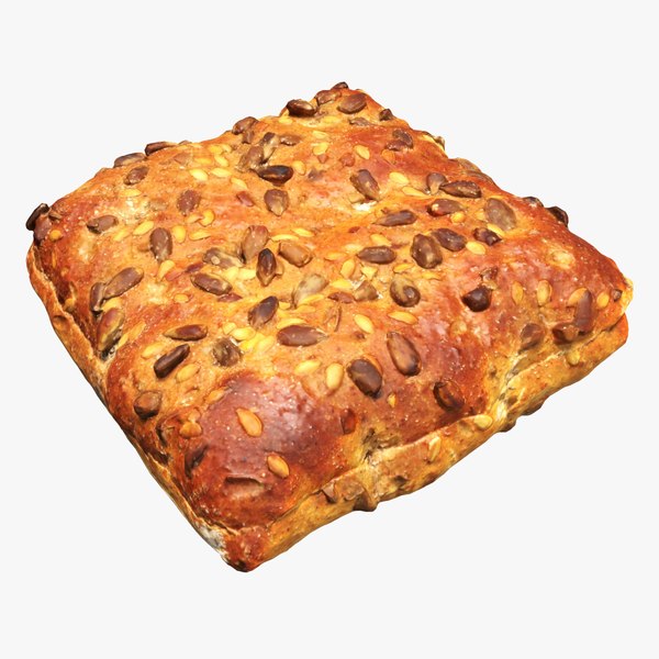 Fladenbrot aus Weizen mit Körnern für Fastfood 3D-Modell - TurboSquid ...