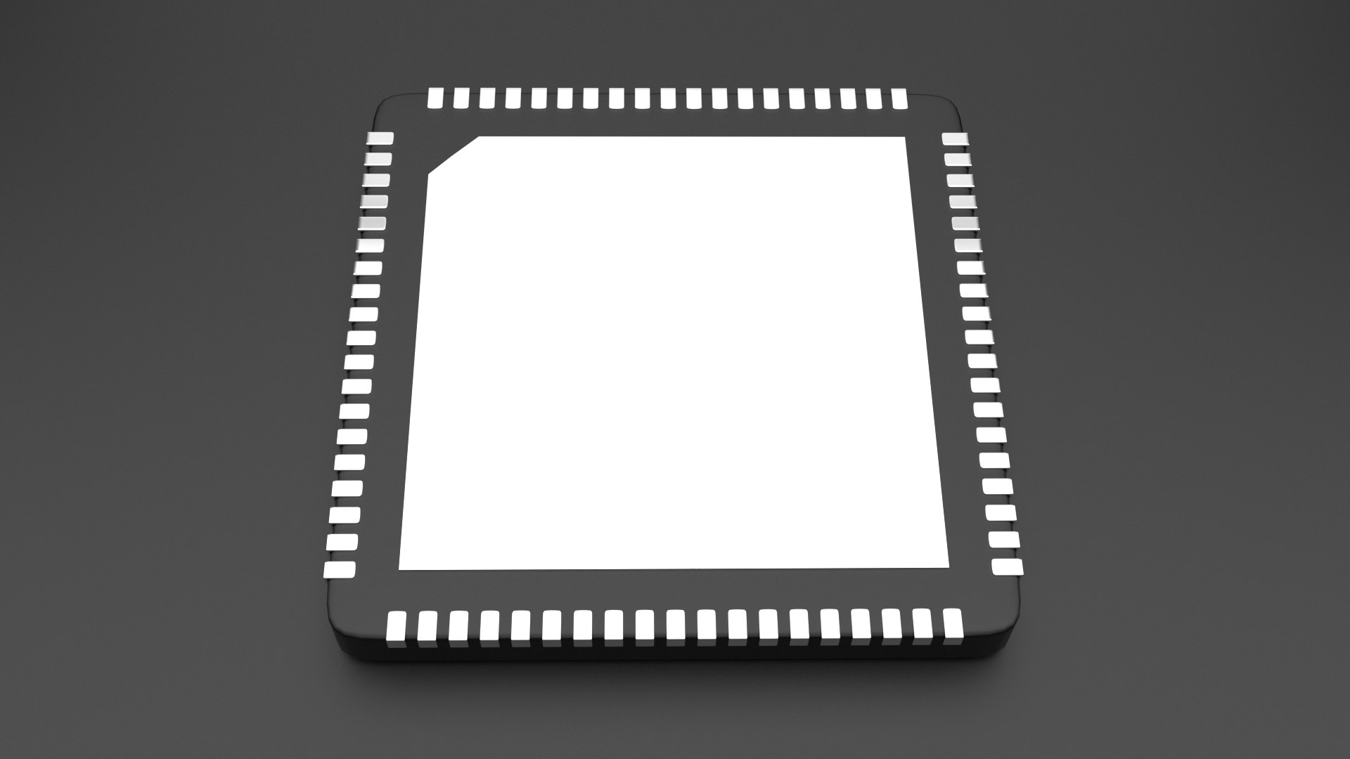 3D QFN-76 Chip - TurboSquid 2234646