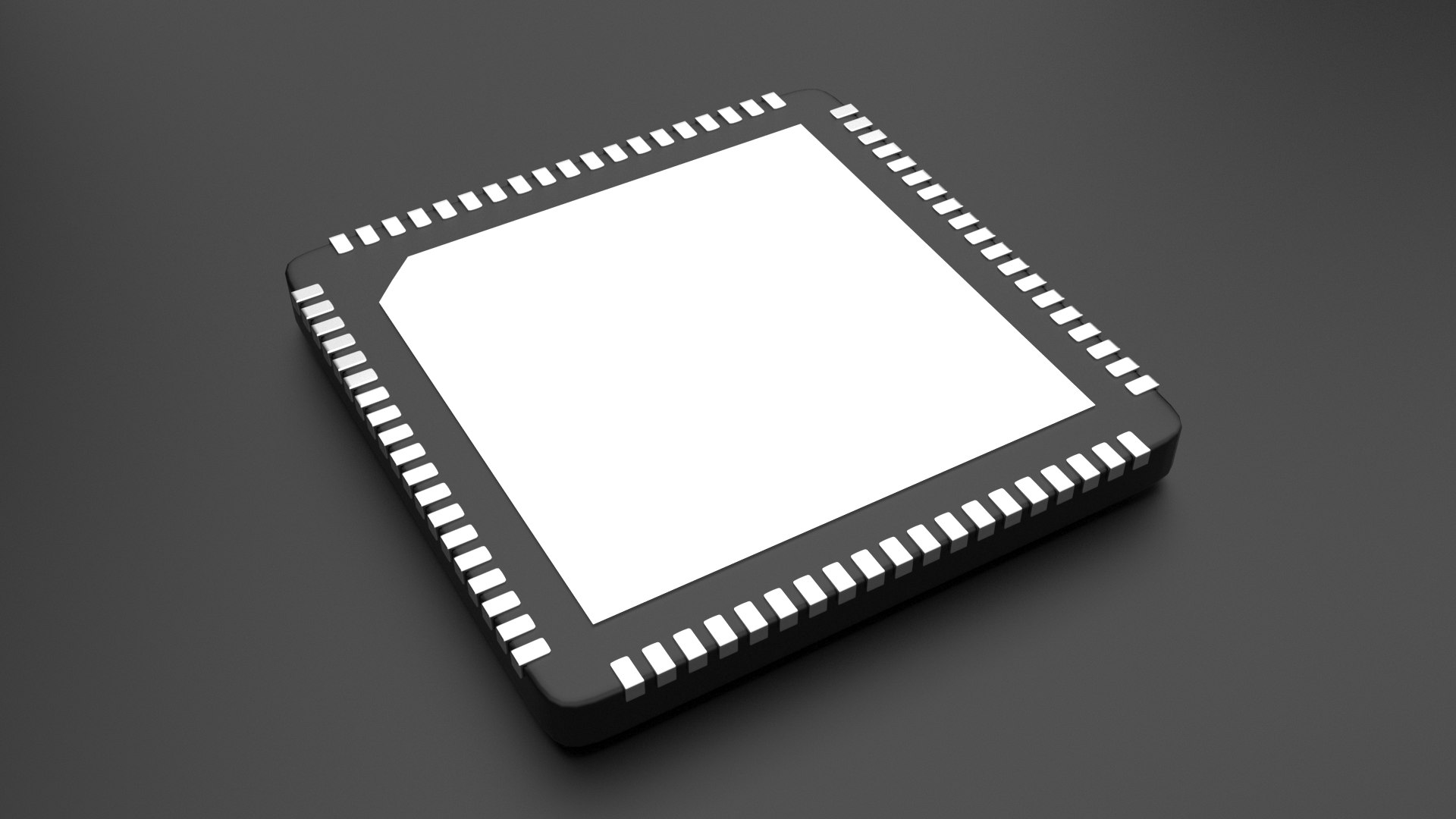 3D QFN-76 Chip - TurboSquid 2234646