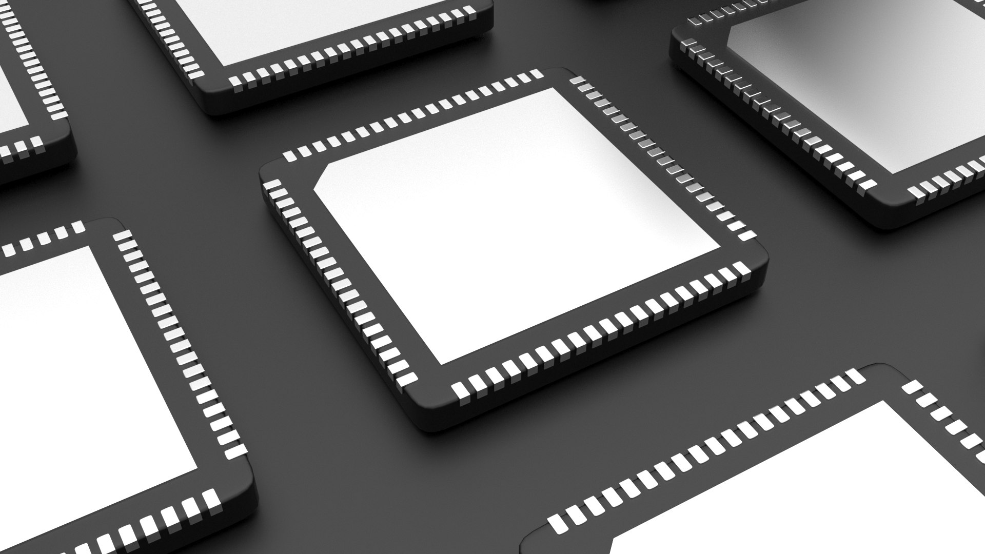 3D QFN-76 Chip - TurboSquid 2234646