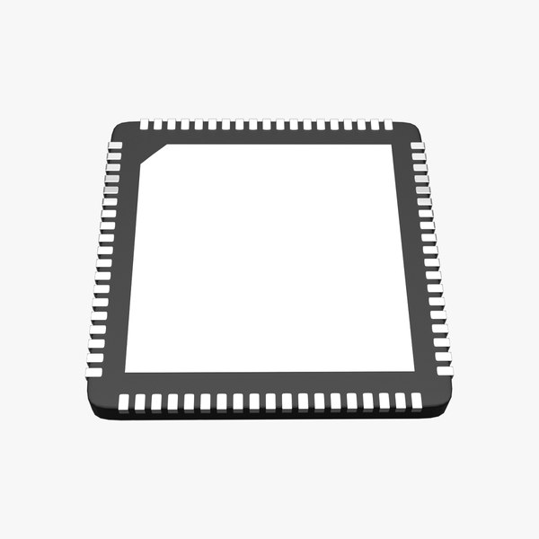 modelo 3d Chip QFN-76 - TurboSquid 2234646