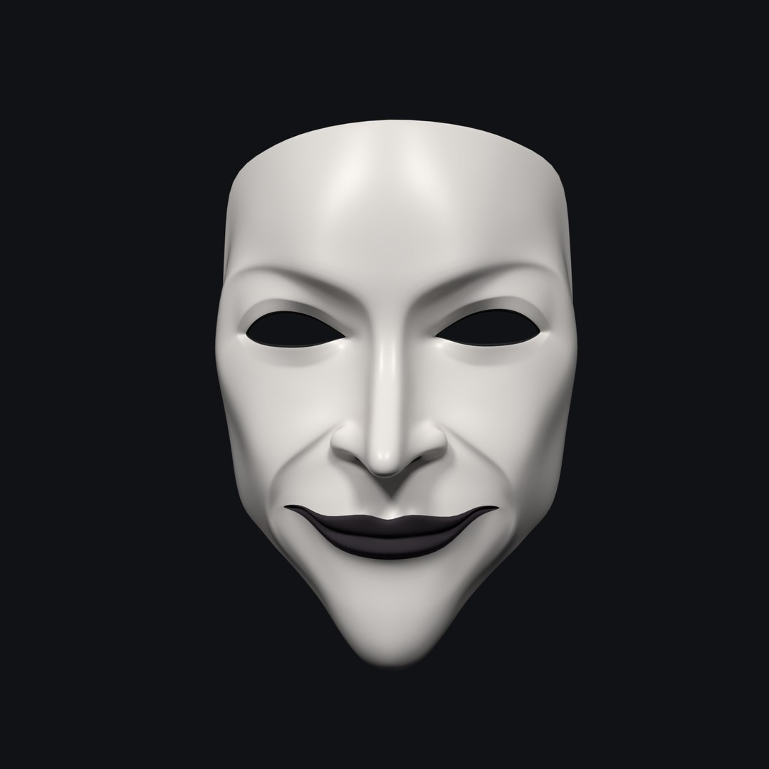Anonymous Mask 3D Model - TurboSquid 1284795