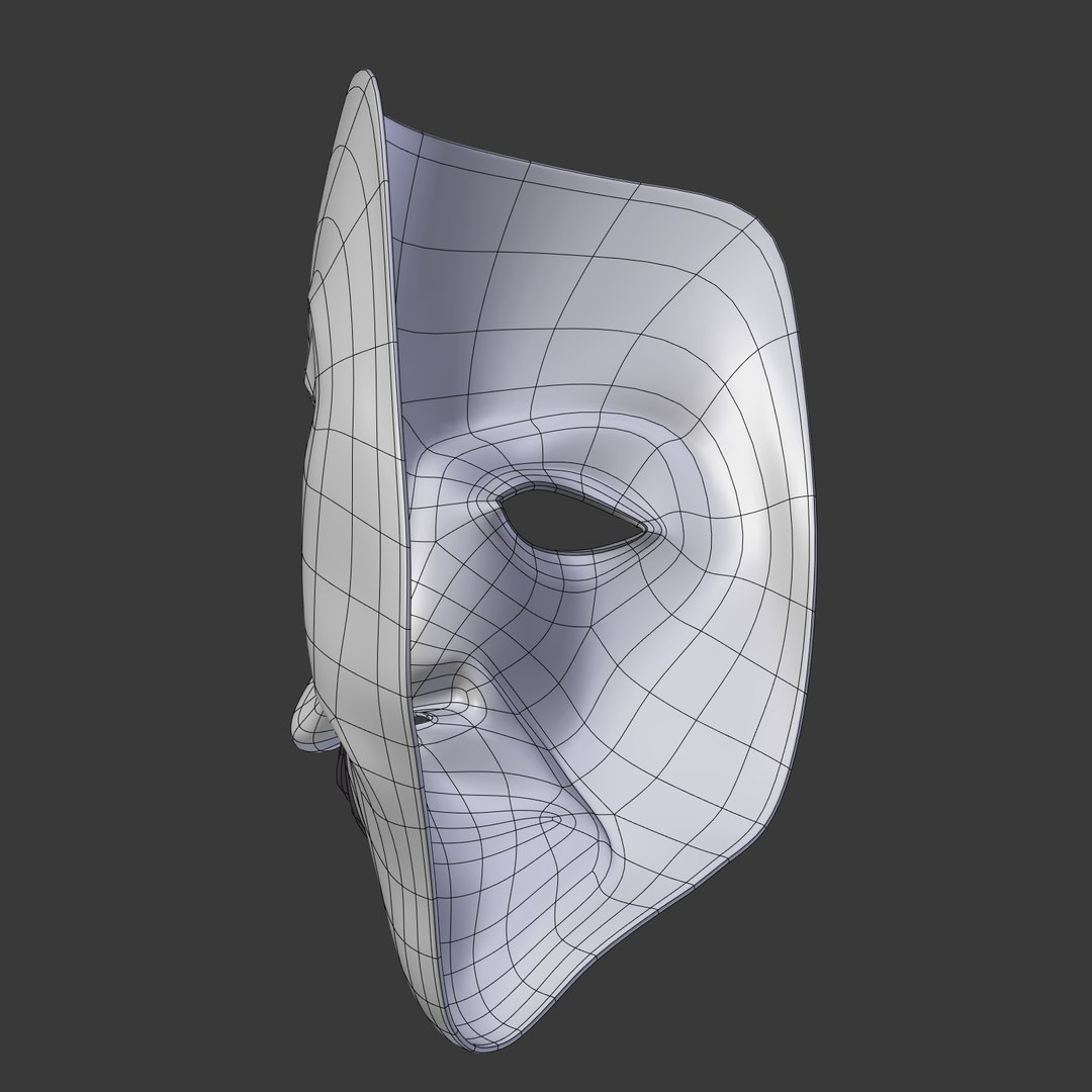 Anonymous Mask 3D Model - TurboSquid 1284795