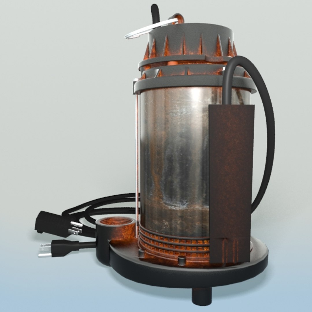 3d sump pump - submersible