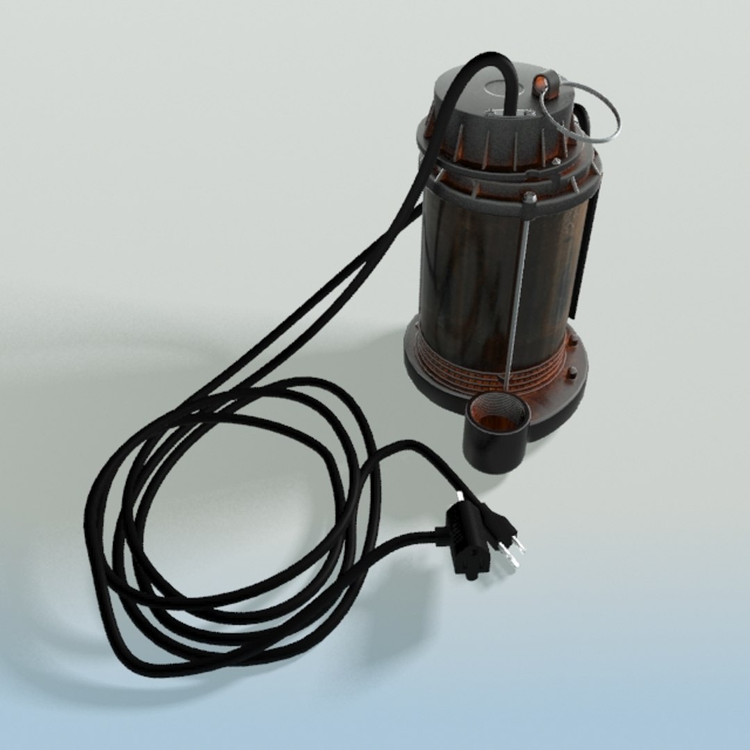 3d sump pump - submersible