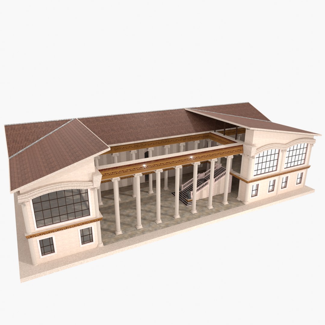 Ancient Roman Government Building 3D model - TurboSquid 2100557