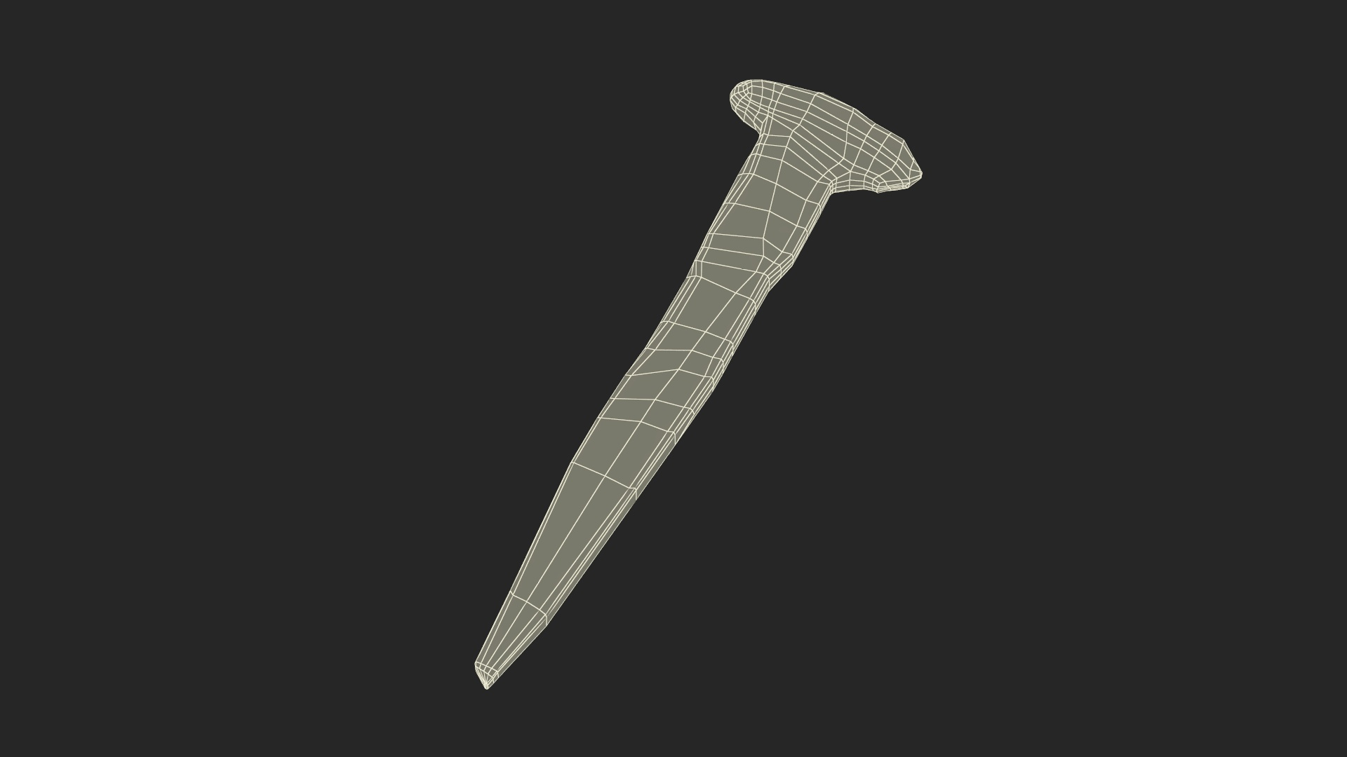 3D Forged Iron Nail - TurboSquid 2212735