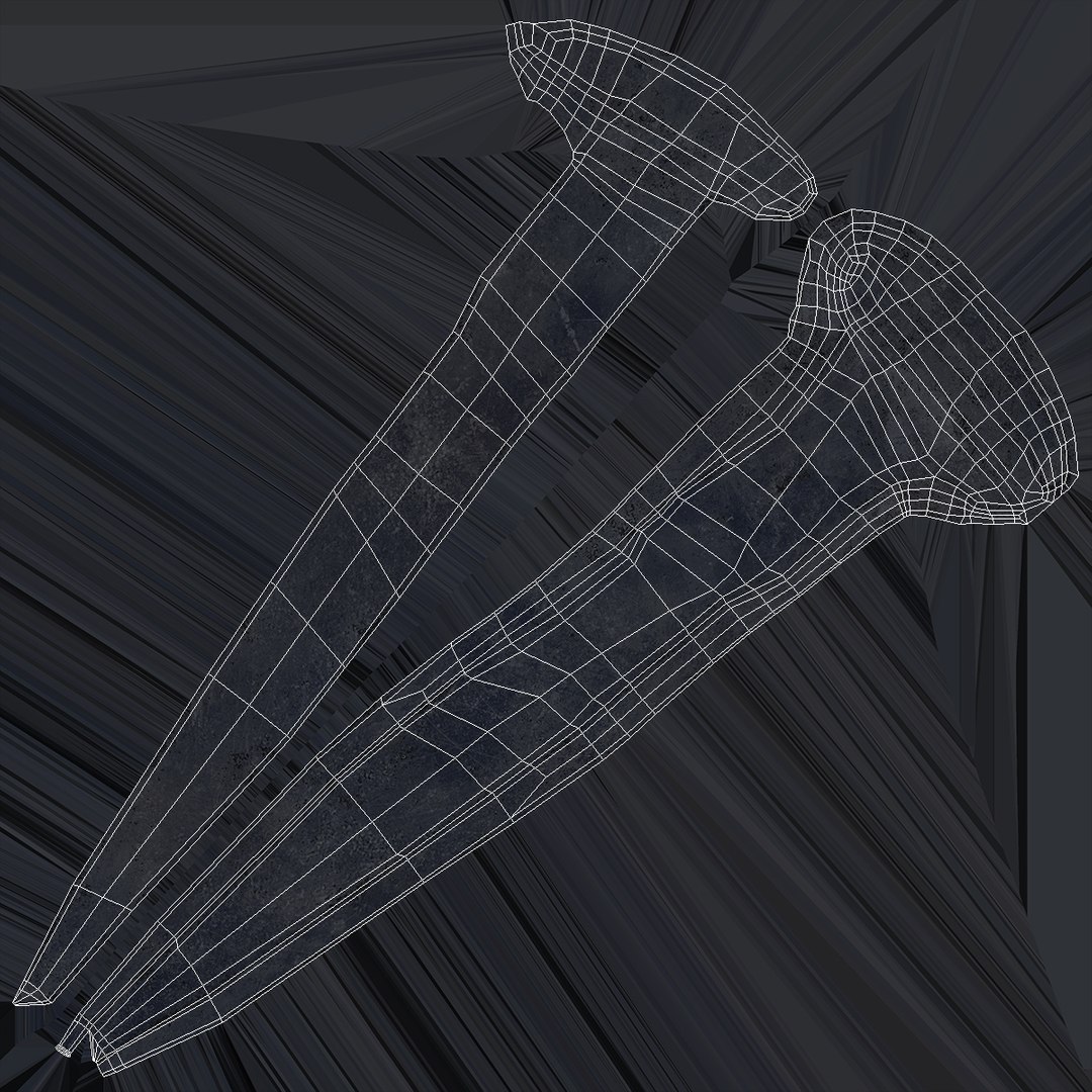 3D Forged Iron Nail - TurboSquid 2212735