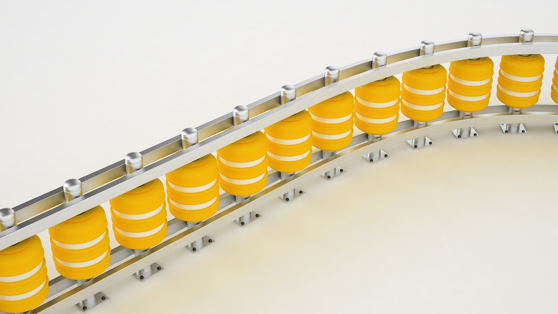 3D Safety Roller Barrier - TurboSquid 1622489