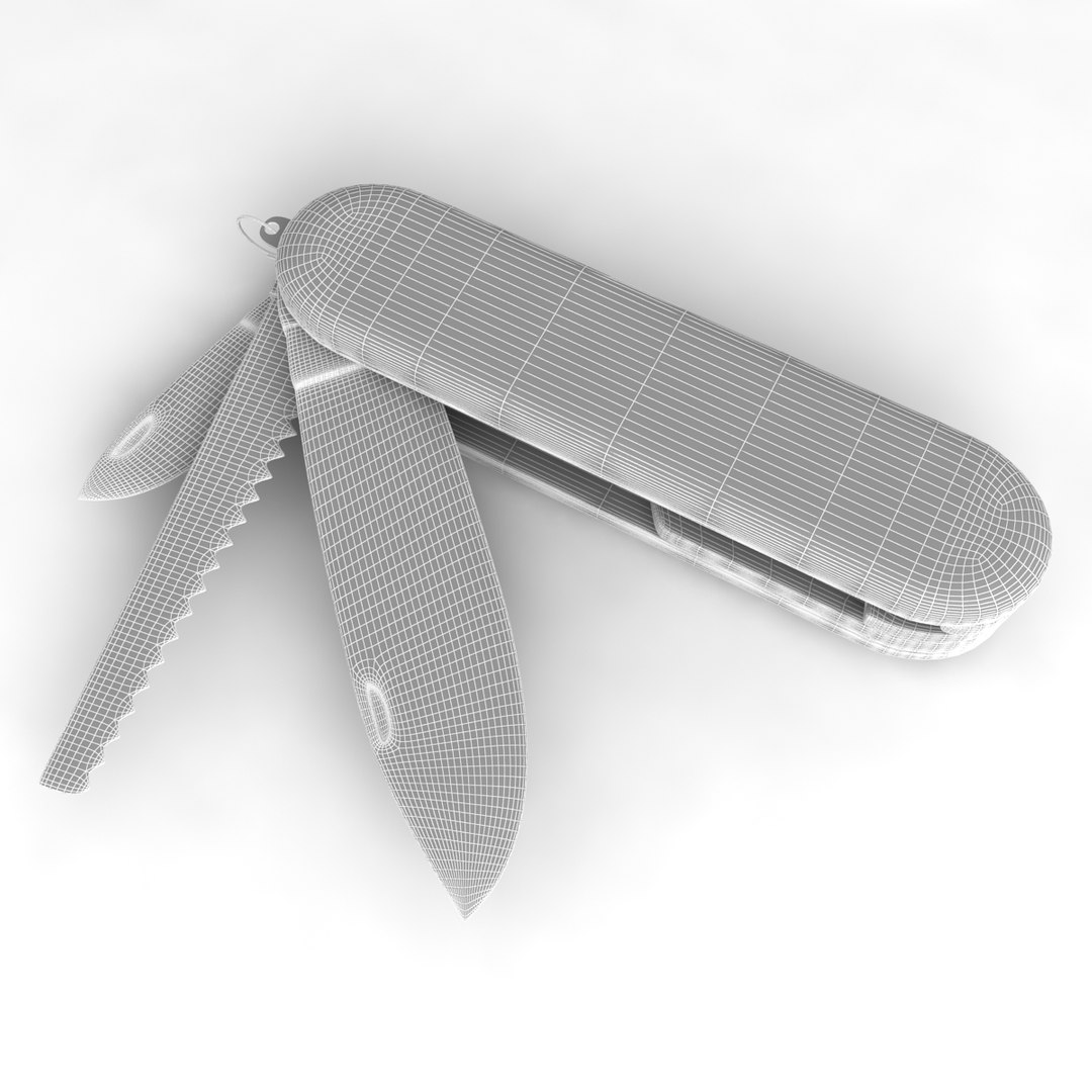 3d Model Swiss Army Knife