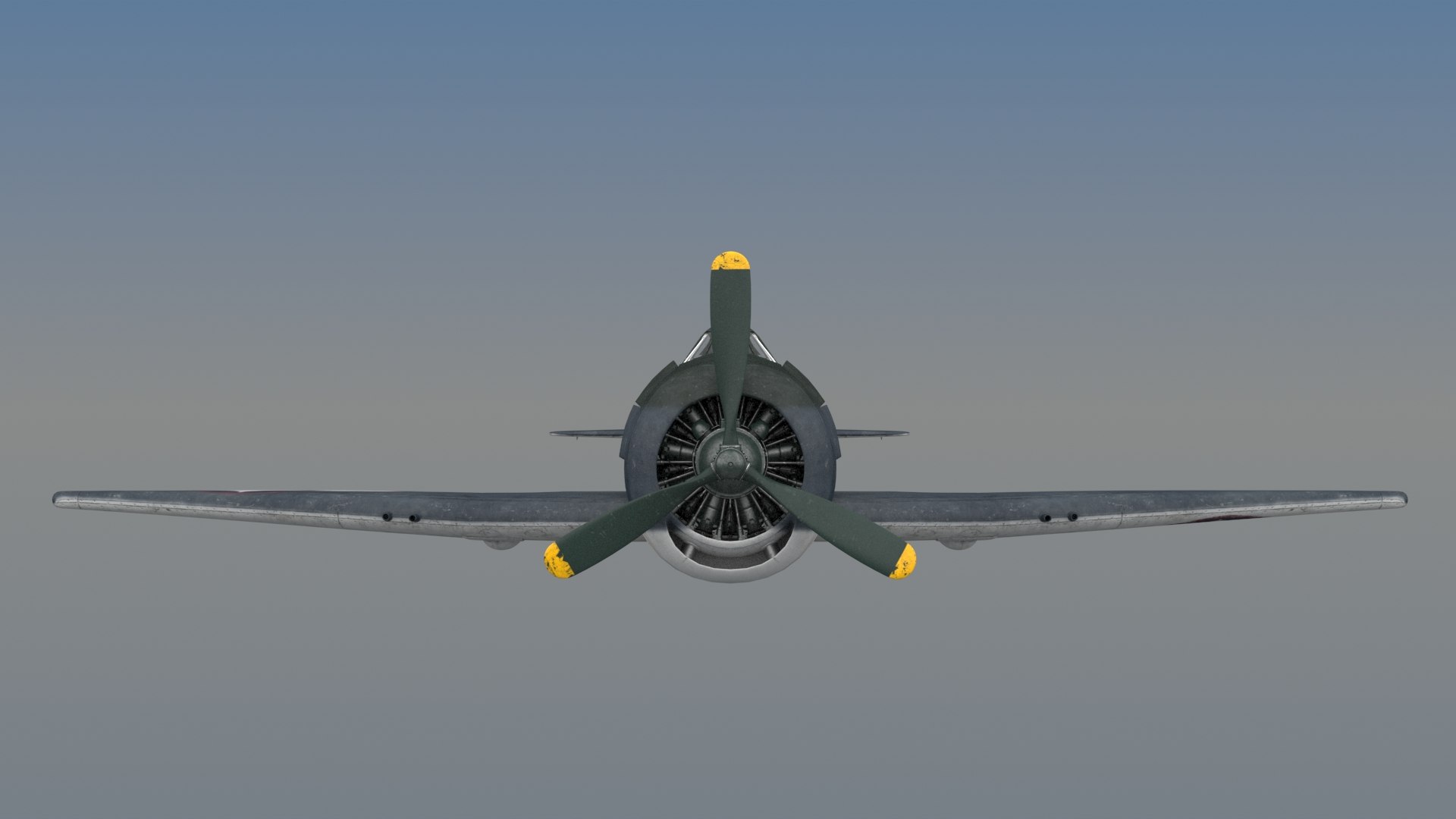 Grumman F6f Hellcat 3d Max