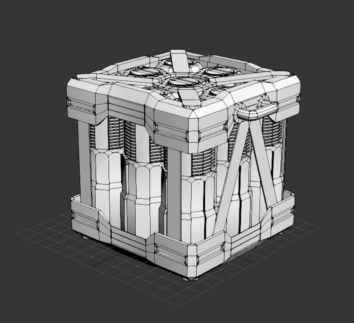 Sci-fi Crate 3D Model - TurboSquid 1286466