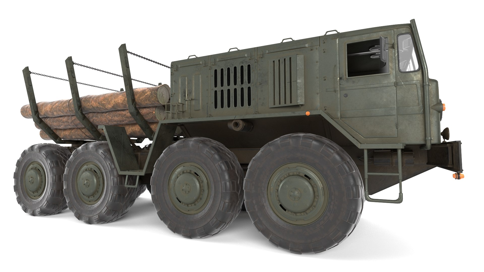 Soviet Maz 537 Timber Model - TurboSquid 1423933