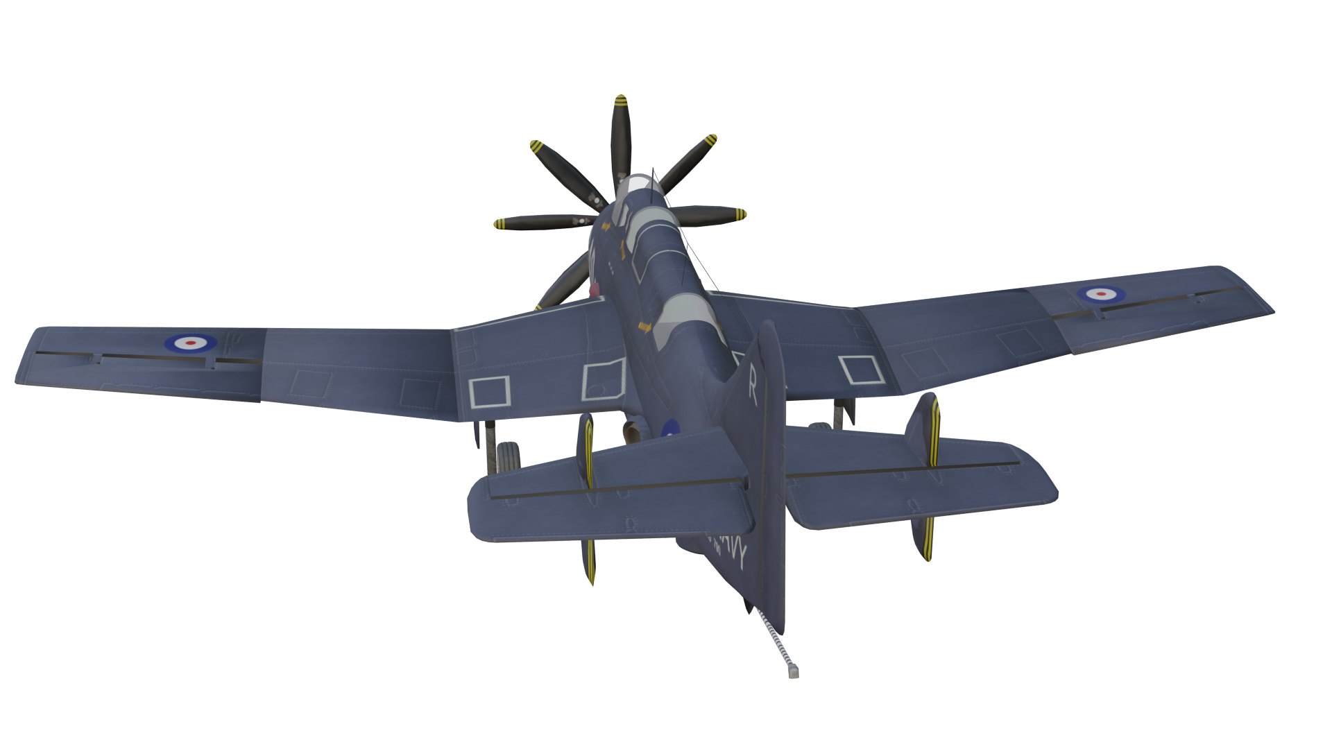 Fairey Gannet 3D Model - TurboSquid 2356034