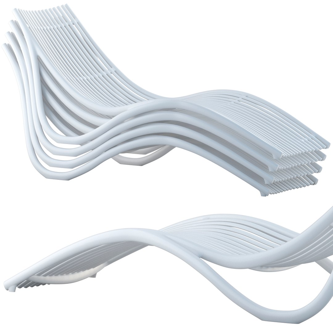 Ibiza Sun Lounger By Eugeni Quitllet 3D Model - TurboSquid 2208324