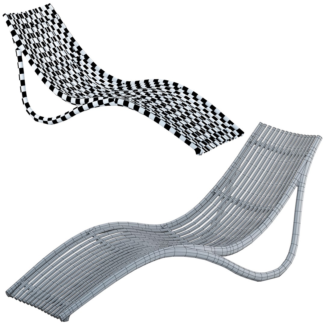 Ibiza Sun Lounger By Eugeni Quitllet 3D Model - TurboSquid 2208324