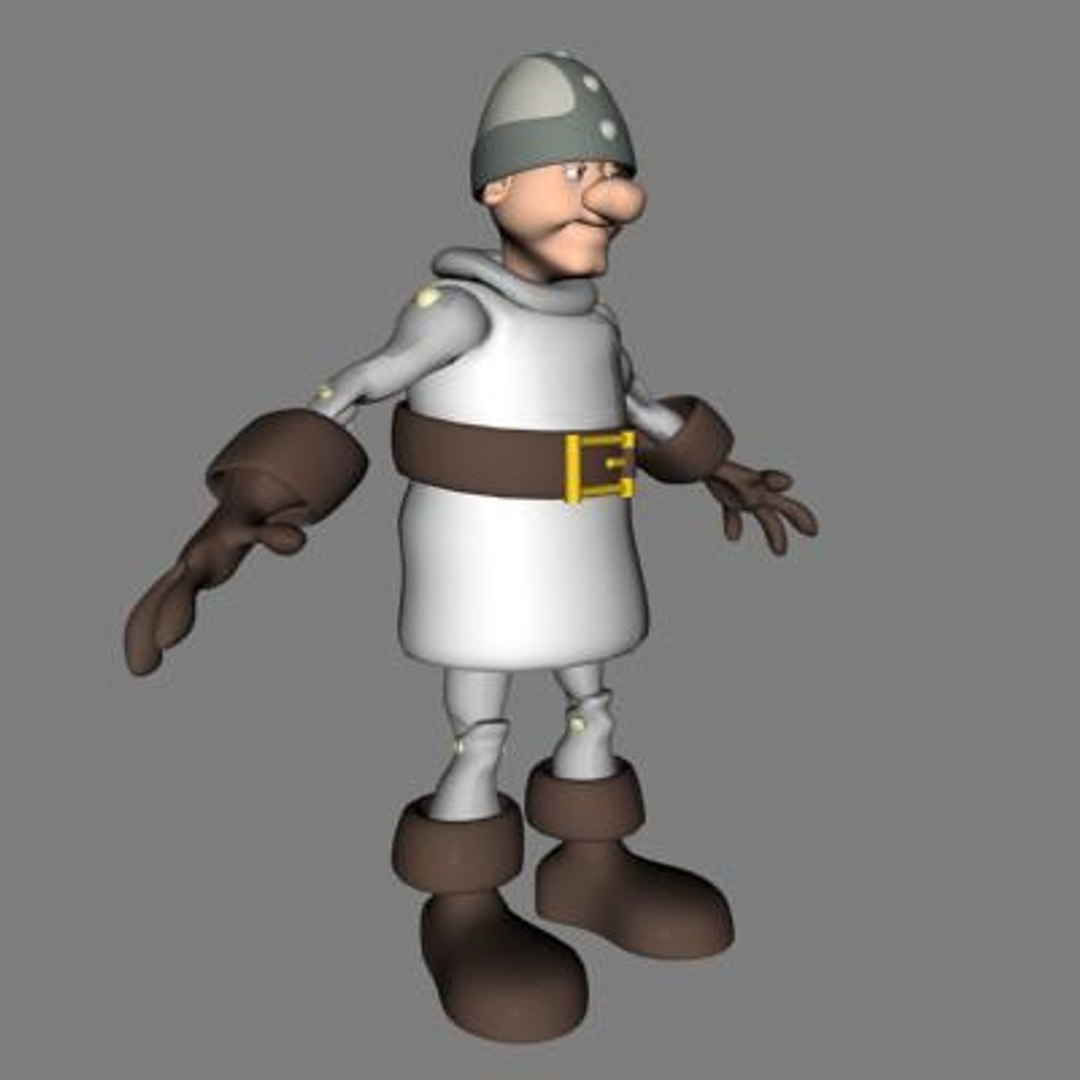 Male Knight 3d 3ds