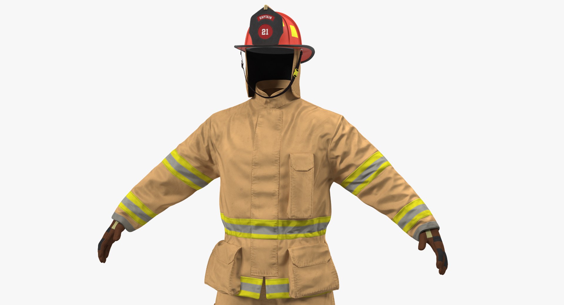 3D Firefighter Uniform Model - TurboSquid 1156731