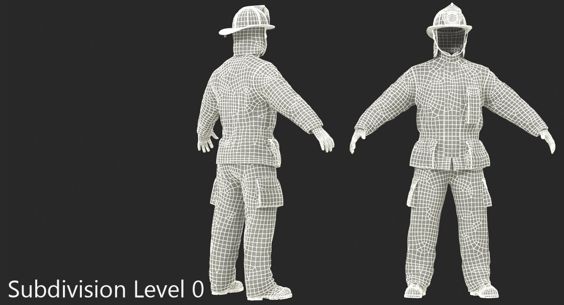 3D Firefighter Uniform Model - TurboSquid 1156731