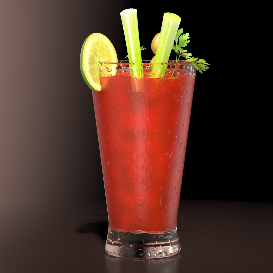 Bloody Mary Cocktail 3D - TurboSquid 2349594
