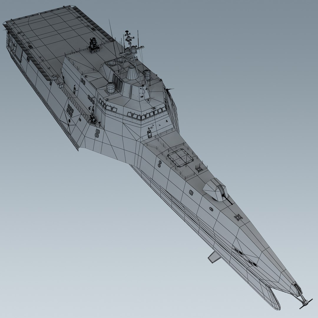 3d lcs-2 littoral combat ship