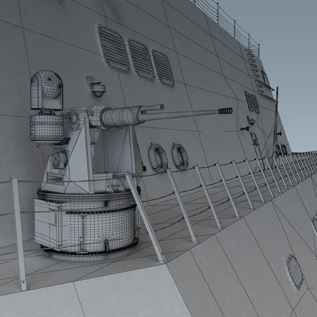 3d lcs-2 littoral combat ship