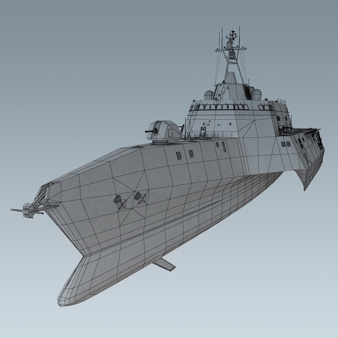 3d lcs-2 littoral combat ship