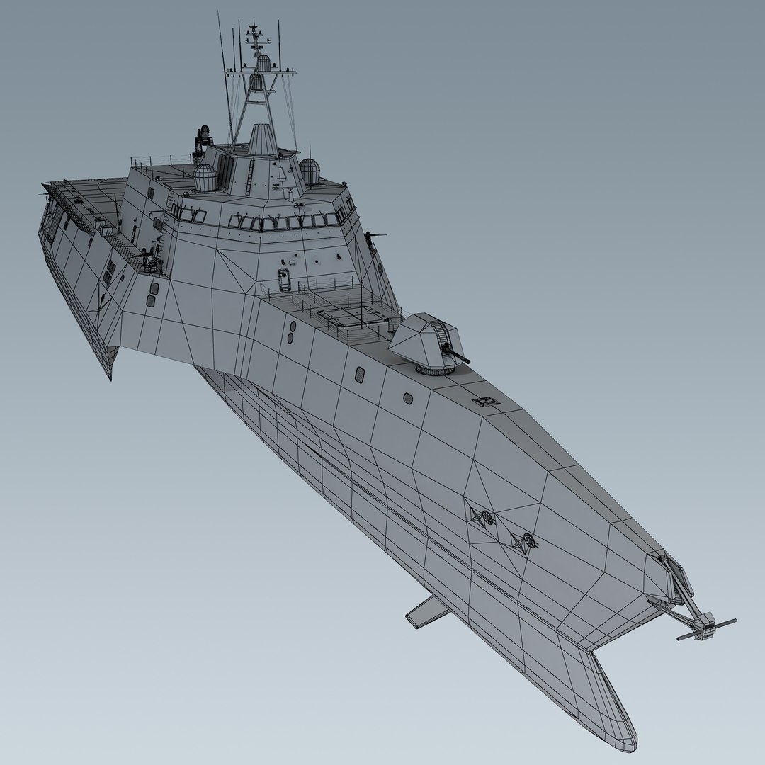 3d lcs-2 littoral combat ship