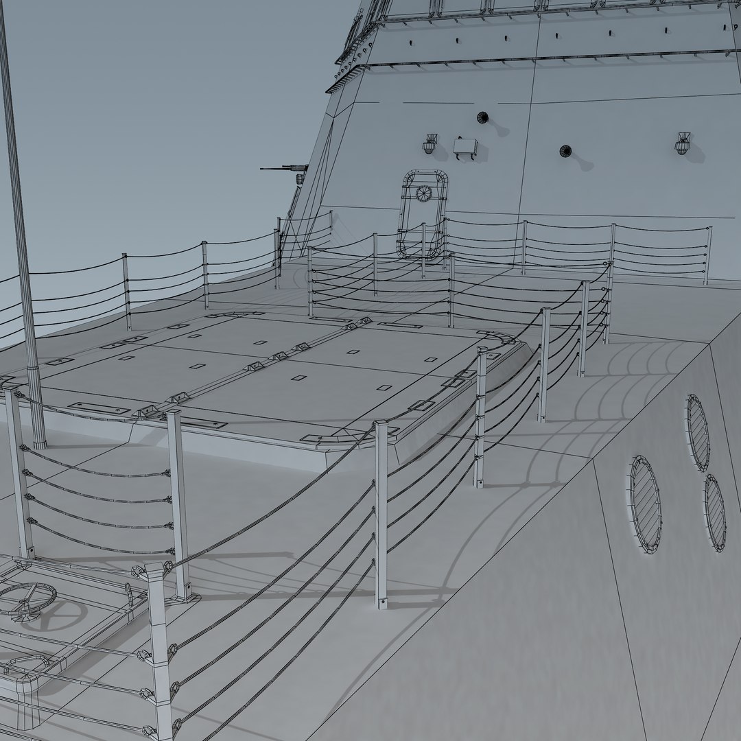 3d lcs-2 littoral combat ship