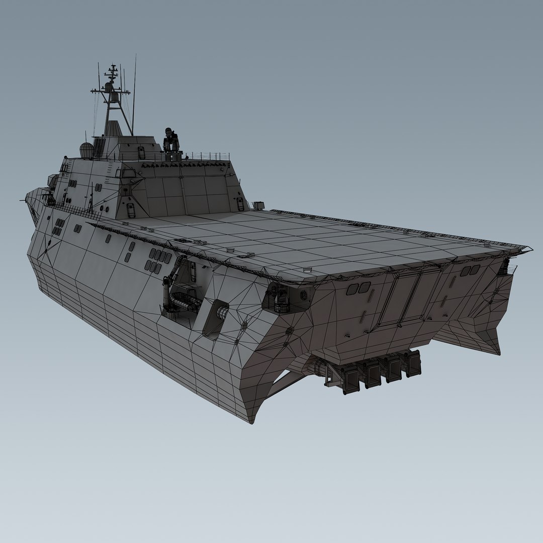 3d lcs-2 littoral combat ship