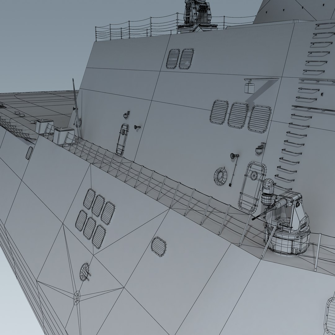 3d lcs-2 littoral combat ship