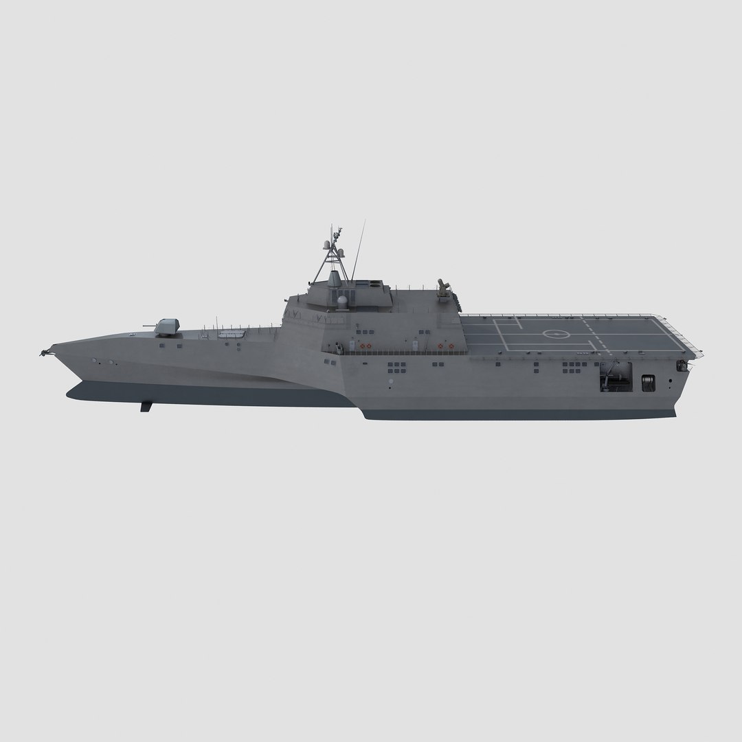 3d lcs-2 littoral combat ship