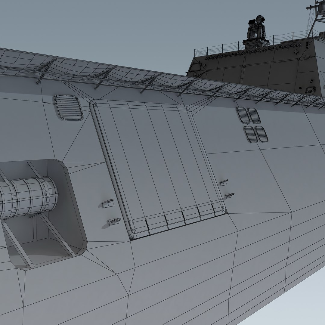 3d lcs-2 littoral combat ship