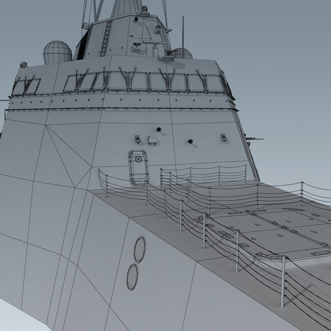 3d lcs-2 littoral combat ship