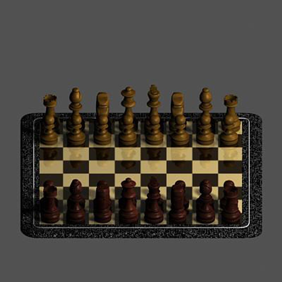chess board 3d model