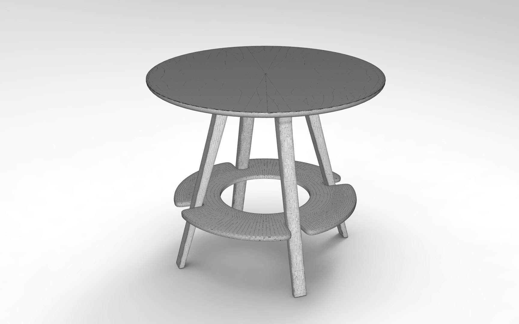 Zen Table 3D Model - TurboSquid 2047278